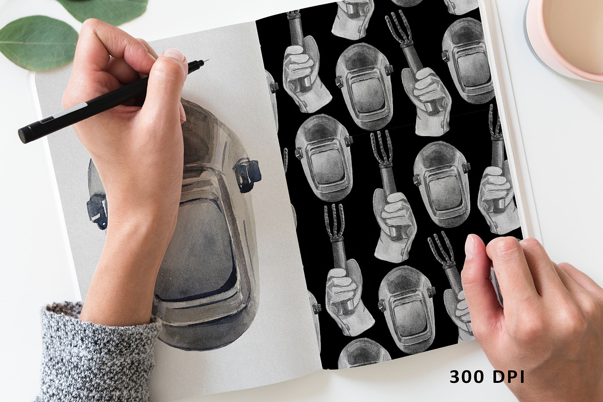 Welding set, an Object Illustration by Design X0