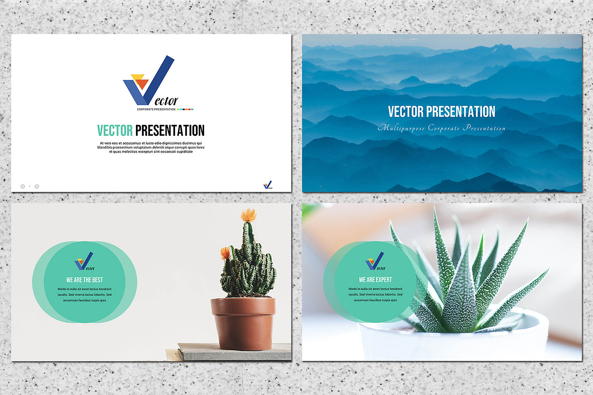 VECTOR | PowerPoint Template, a Presentation Template by SmmrDesign ...