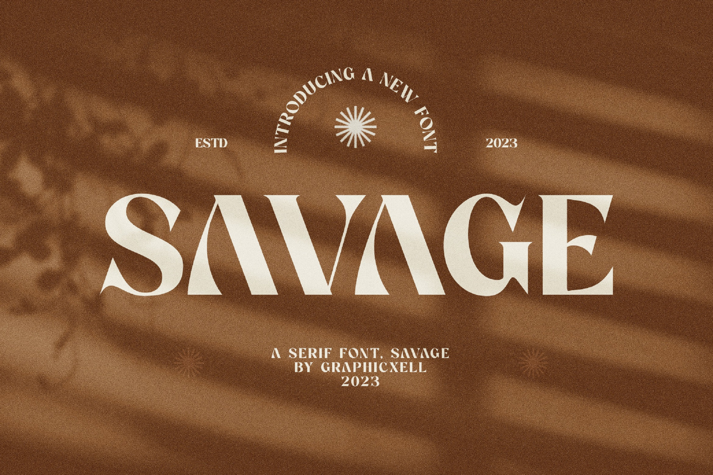 Savage Serif Font by Graphicxell
