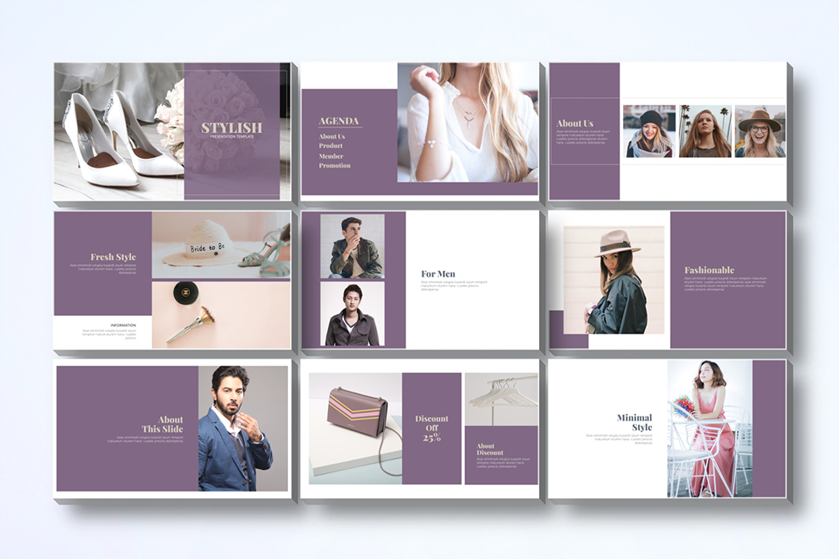 Stylish - Powerpoint Template, a Presentation Template by UnicodeID