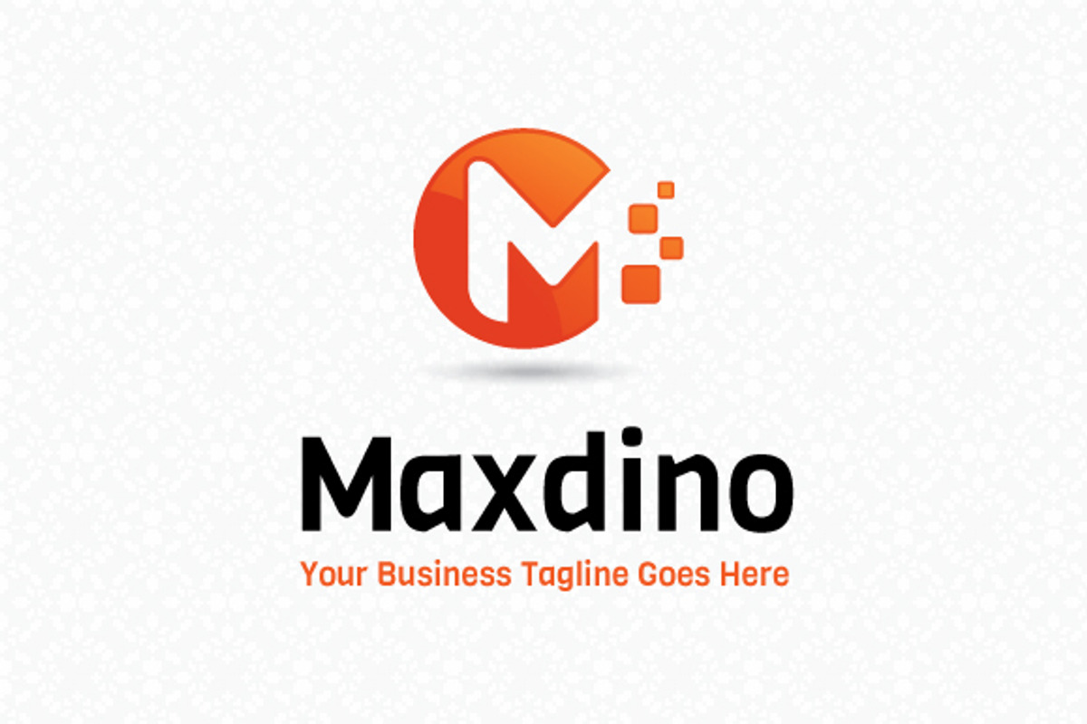 Maxdino Logo Template, a Branding & Logo Template by The Branding Fusion