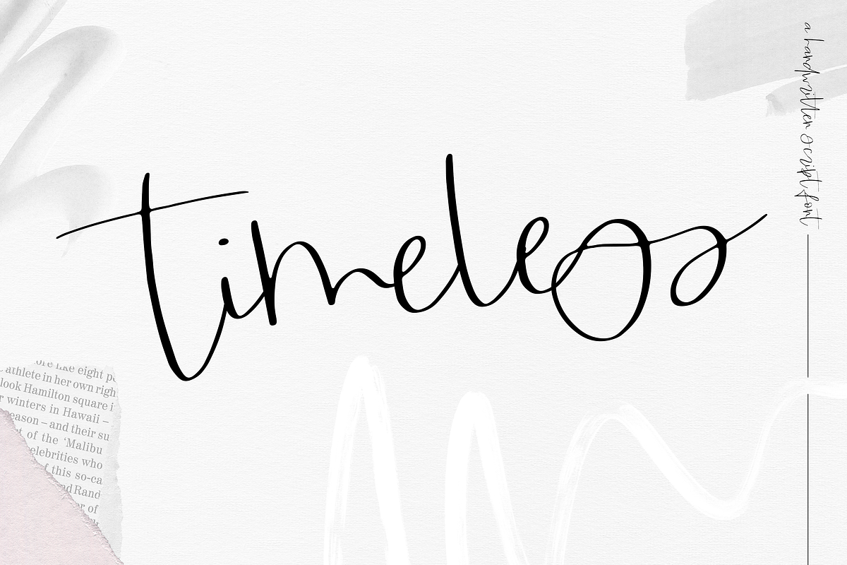 Timeless - Handwritten Script Font, a Script Font by KA Designs