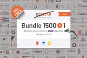 Ultimate Business Bundle 1500 in 1, a Presentation Template by HiSlide.io | Creative Market