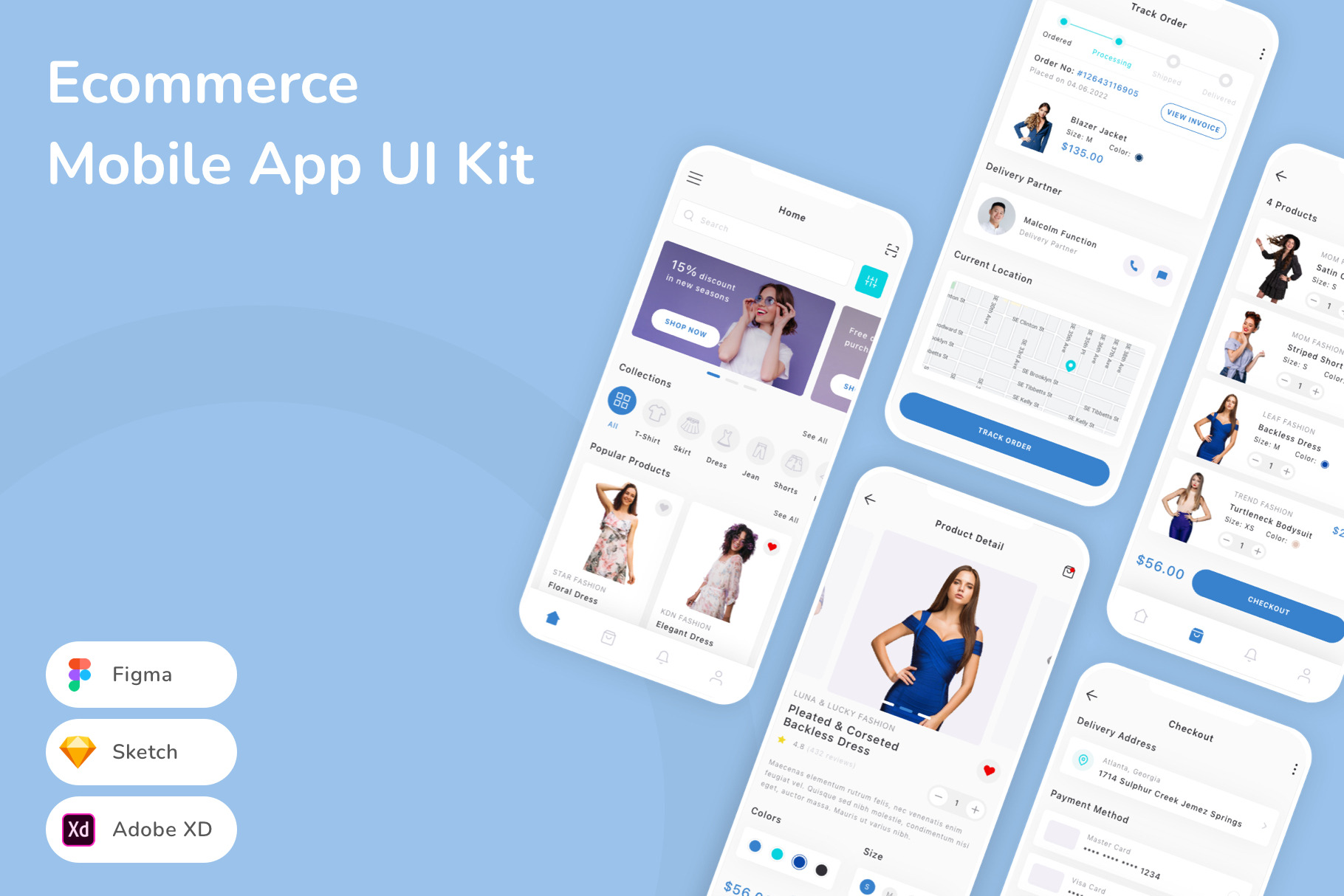 Ecommerce Mobile App UI Kit, an UI Kit Template by Betush