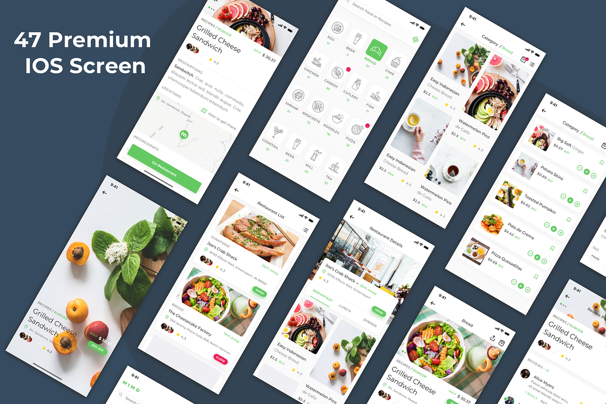 MIMO ui kit, an UI Kit Template by Mozza Shop UI