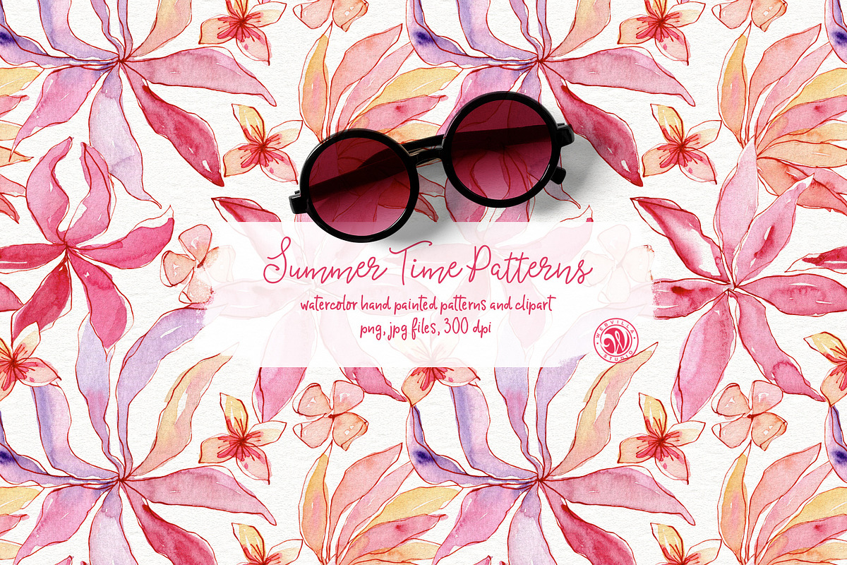 Summer Time Patterns, a Pattern Graphic by Webvilla Studio