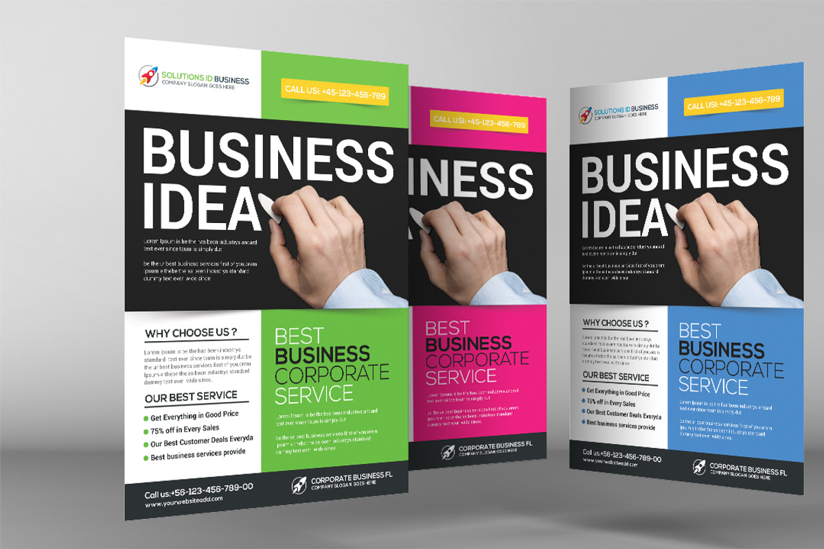 Business Analyst Flyer Template, a Flyer Template by graphicforest