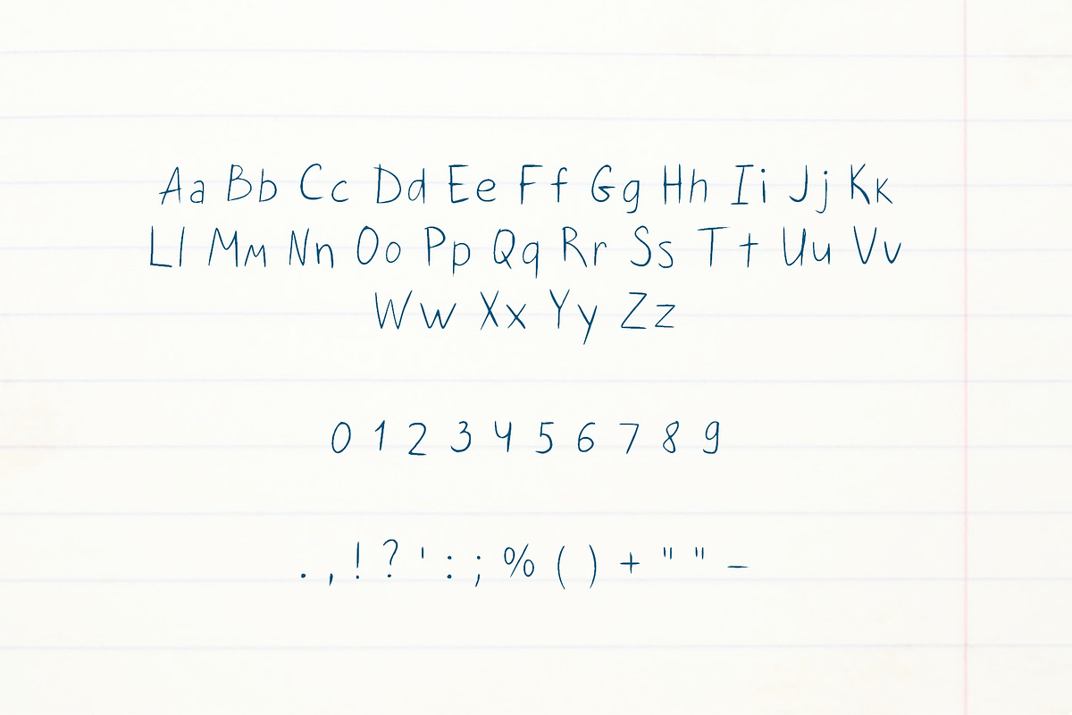 Arizona / Hand-written font