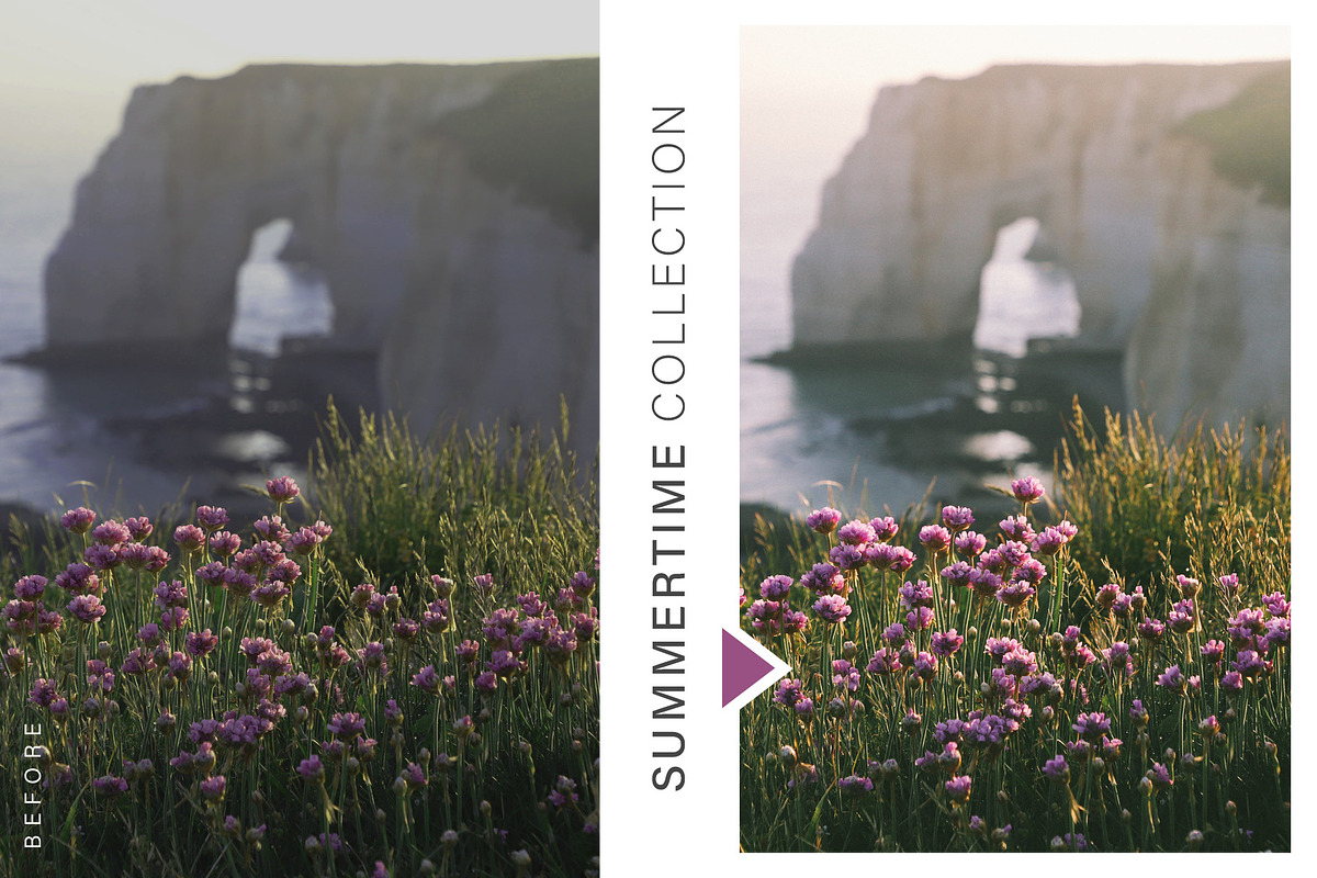 Summer Lightroom presets, an Action Add-On by BeArt-Presets