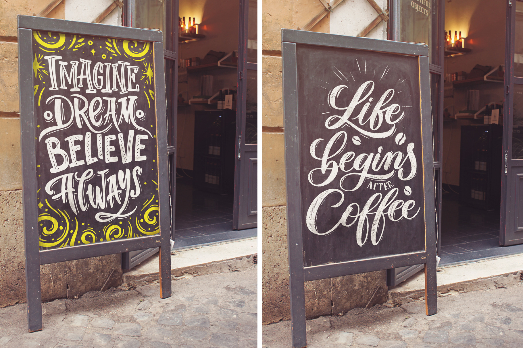 Vertical Signboard Mockups x6 | Product Mockups ~ Creative Market