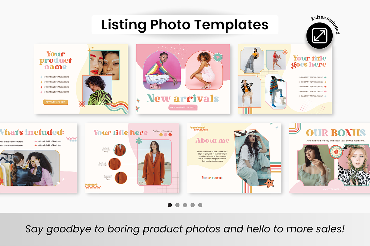 Etsy Shop Templates Bundle Kit