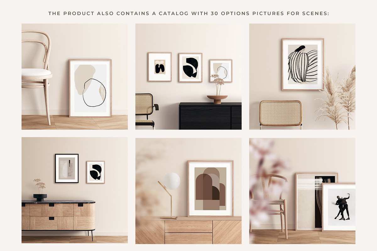 Video Frame Mockup Creator, a Print Template by Una Matison