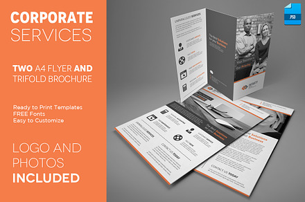 Multipurpose Flyer with 4 variations, a Flyer Template by Illusiongraphic