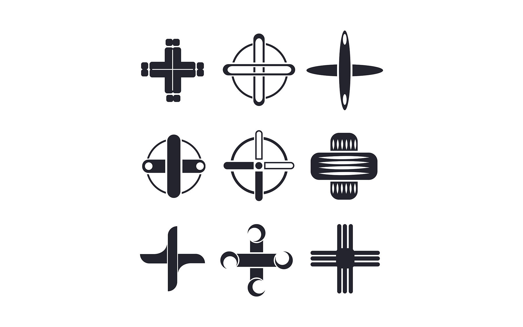 Plus Logo or Icon Bundle Vector | Icons ~ Creative Market