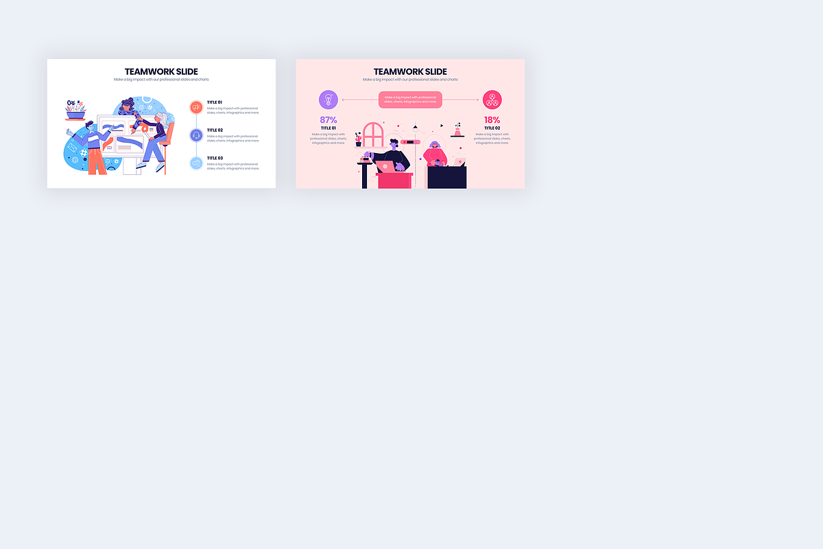 Teamwork Google Slides Templates, a Presentation Template by Slidesmash