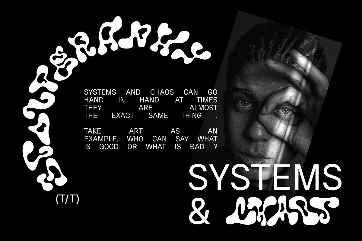 Liquid Type: Wetris Display Font, a Font by That That Creative