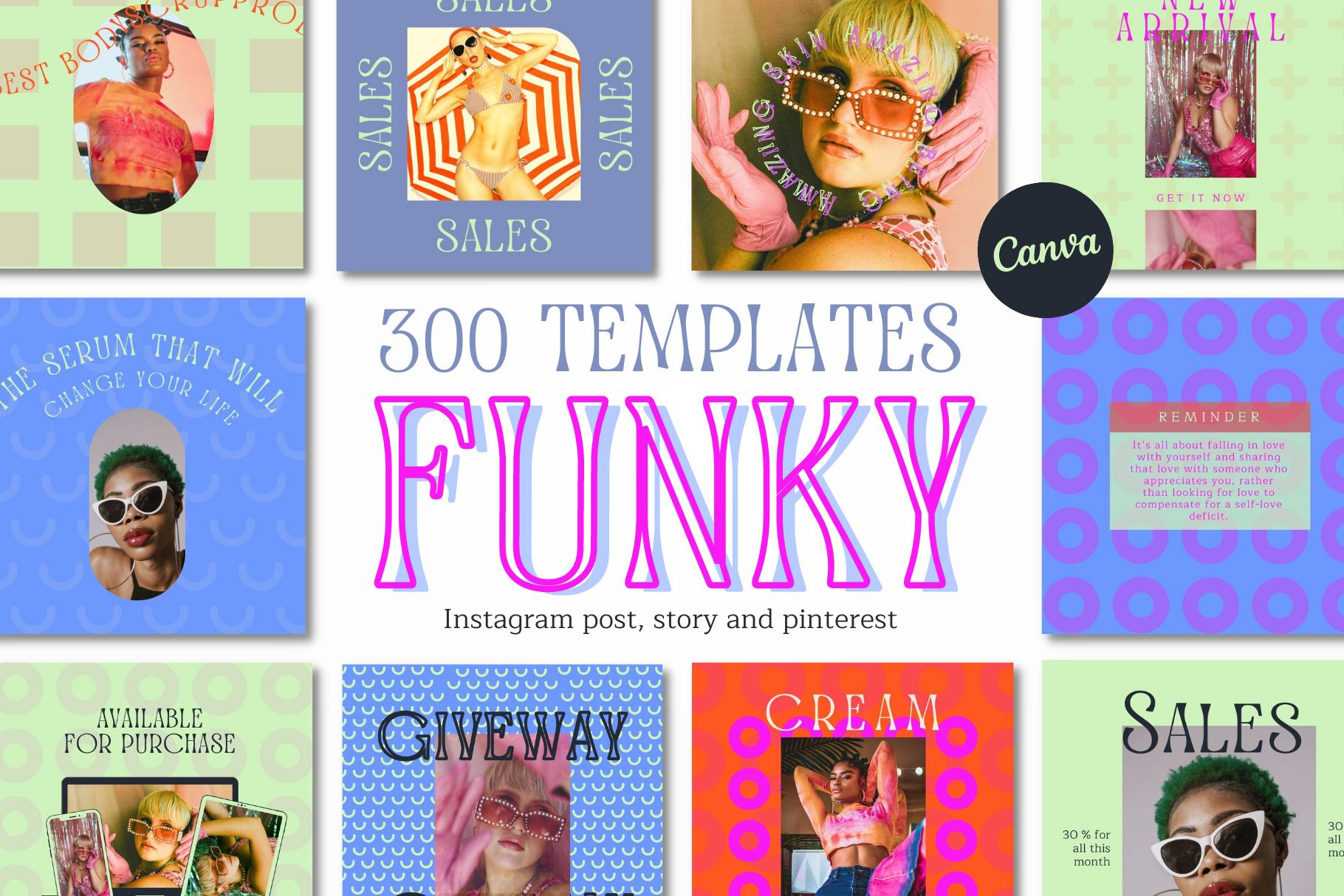 Instagram & Pinterest templates CANVA