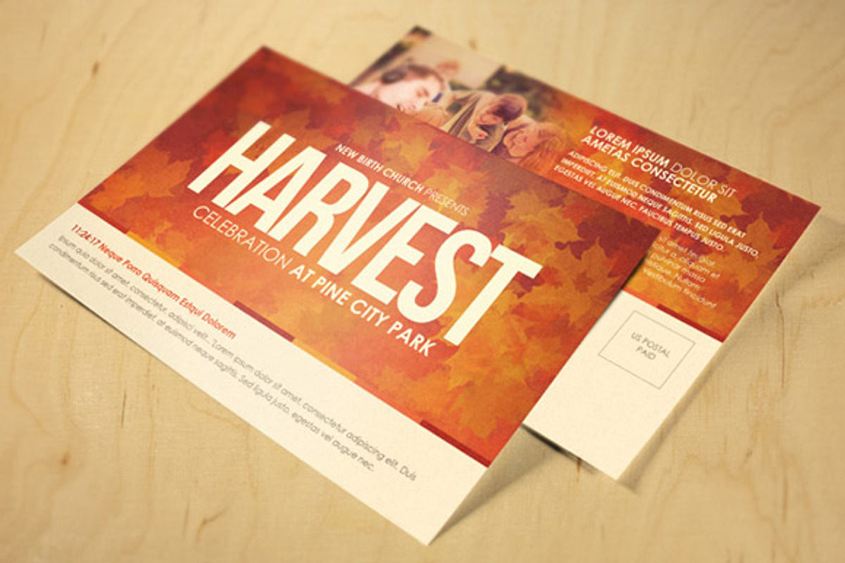 Harvest Celebration Template Bundle, a Templates & Theme by loswl