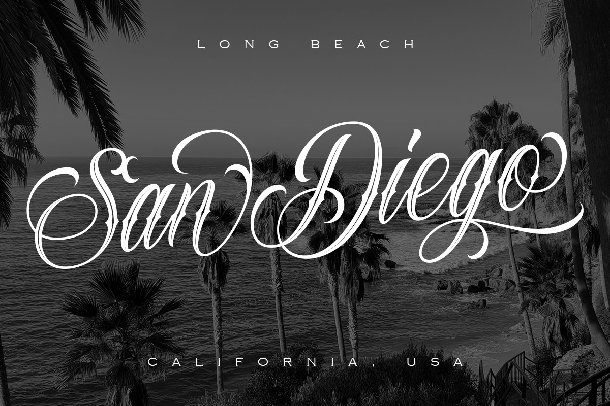 Bandito Script | Tattoo font, a Script Font by Muntab_Art