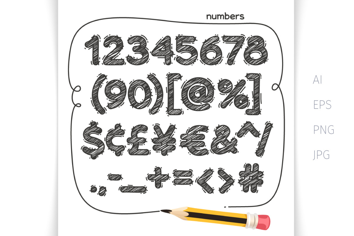 Cartoon Doodle Font, a Font by Voysla's Shop