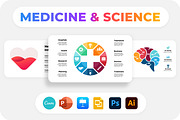 Medicine & Science - Infographics Pack