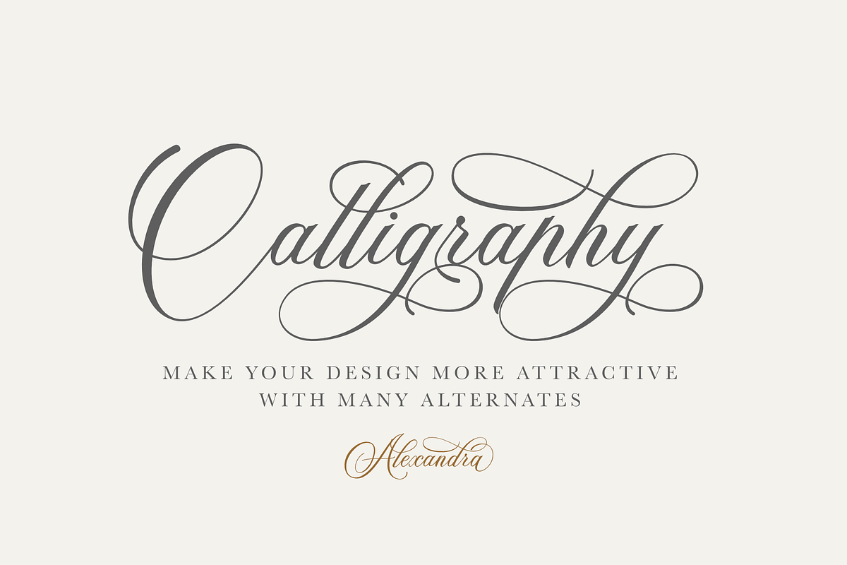 Alexandra Calligraphy