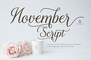 November Script, a Script Font by JROH Creative | Creative Market