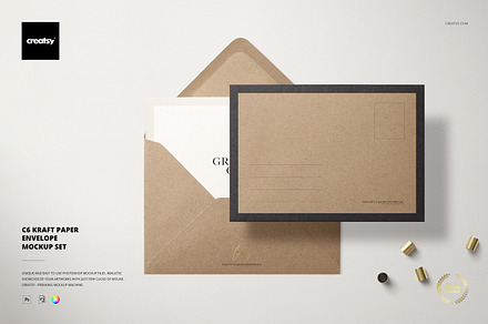 Origami Rose Mockup Set, a Product Mockup by creatsy5
