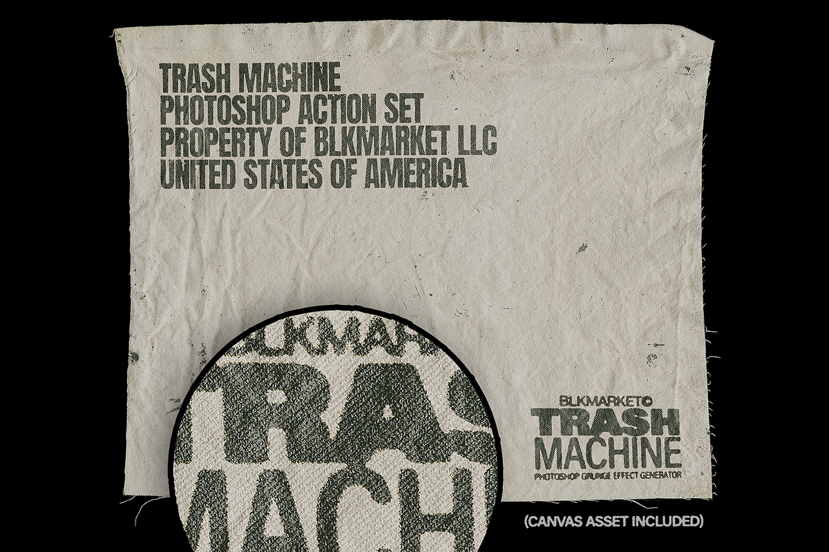 Trash Machine, an Action Add-On by BLKMARKET©
