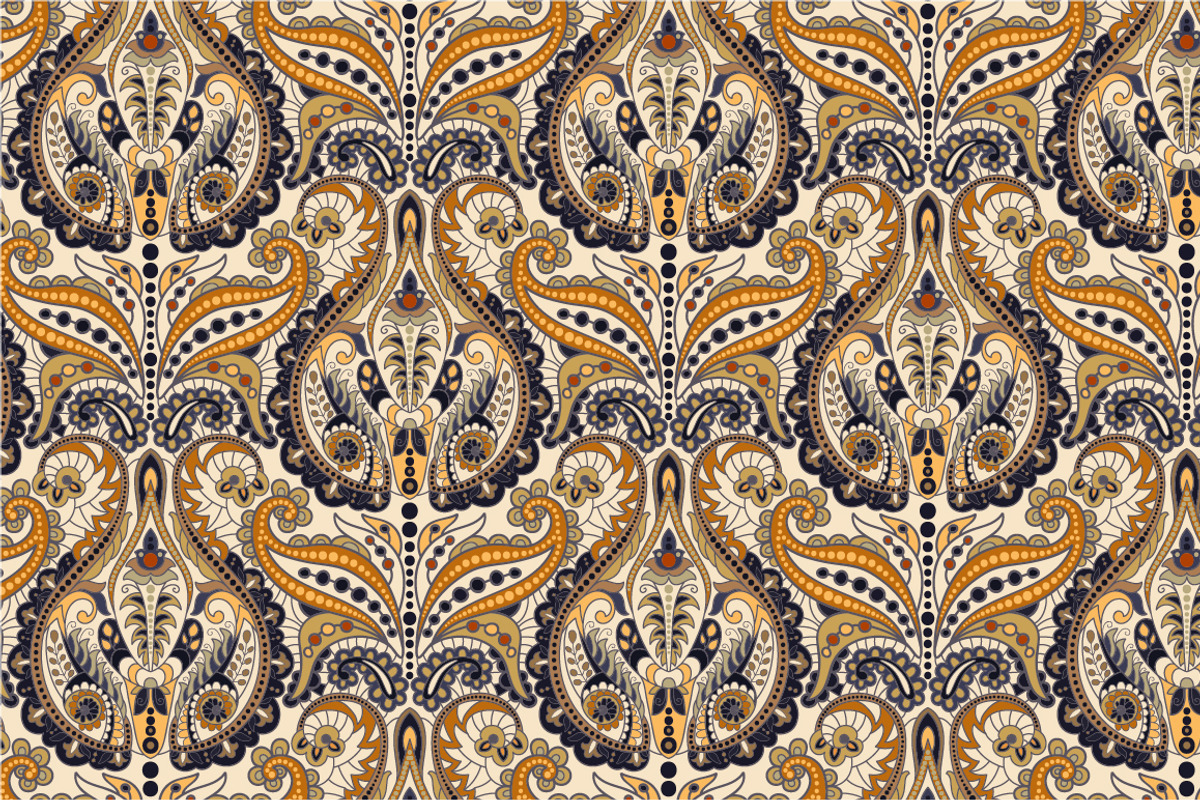 10 Vintage Paisley Patterns, a Pattern Graphic by Sunny_Lion
