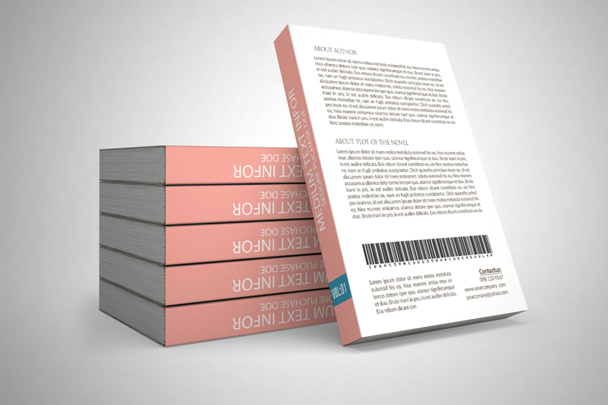 Book Cover Print Template, a Stationery Template by Psd Templates