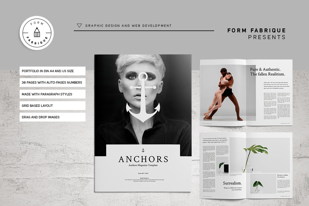 Anchor Magazine, a Magazine Template by Form Fabrique