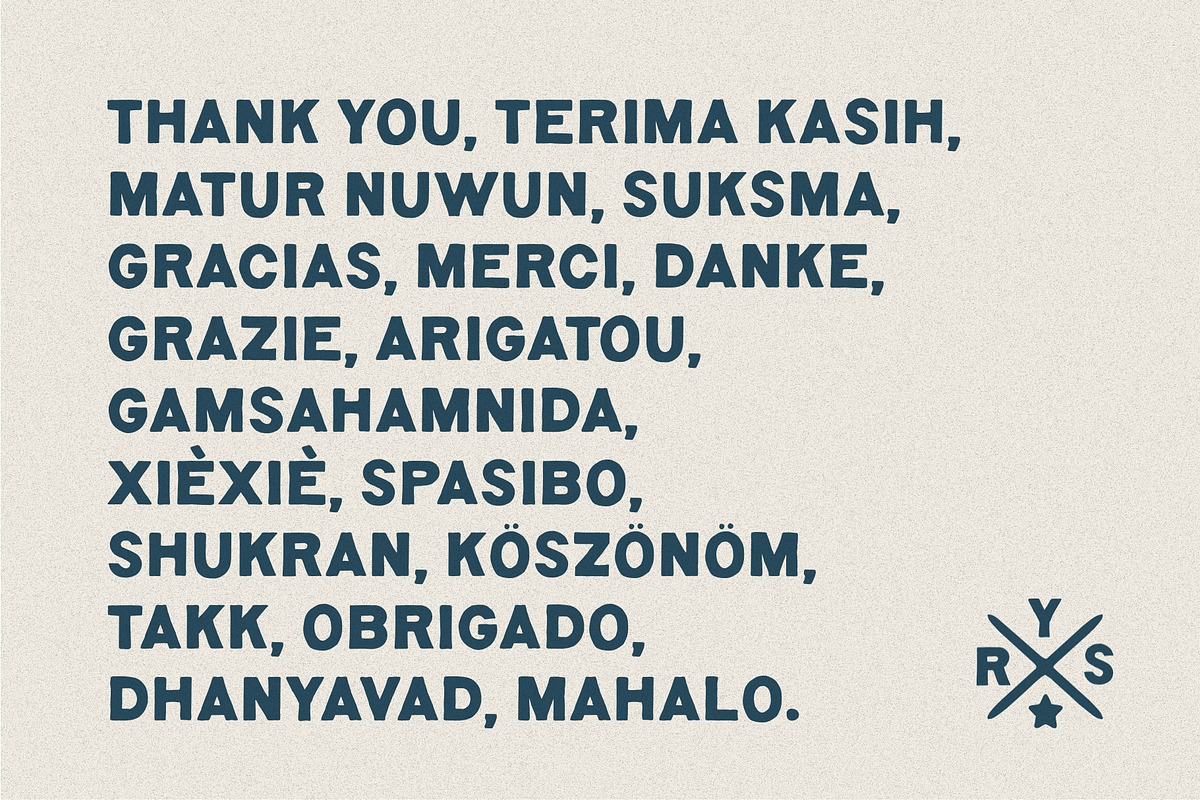 Rawlasans - A Handmade Font, a Sans Serif Font by RYS Design Studio