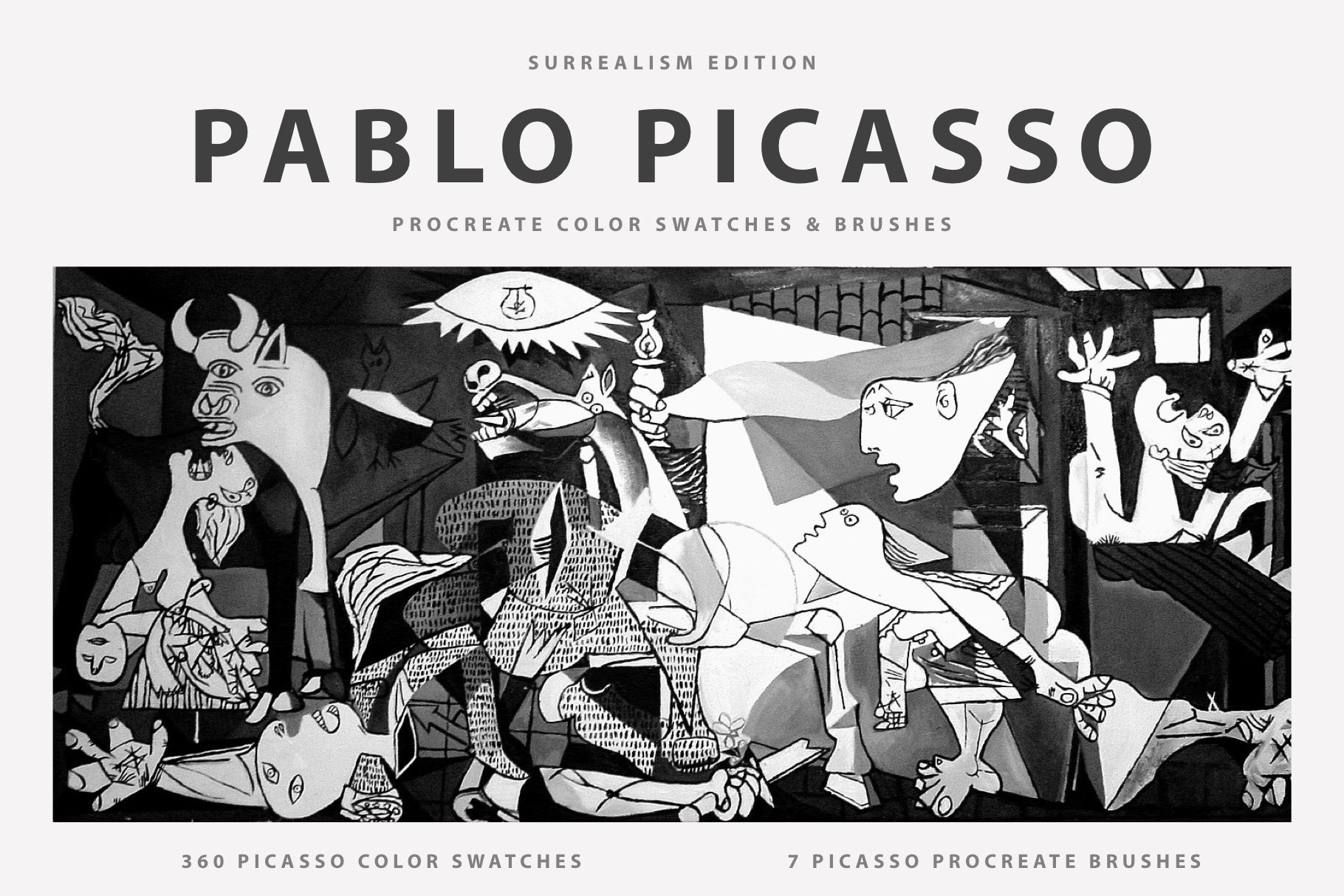 Pablo Picasso's Procreate Kit