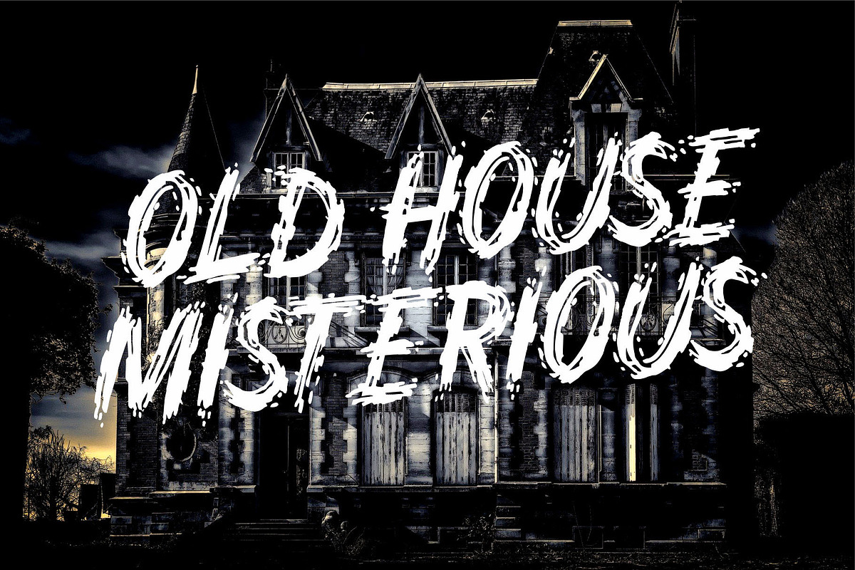 Quasher - A Brush Font