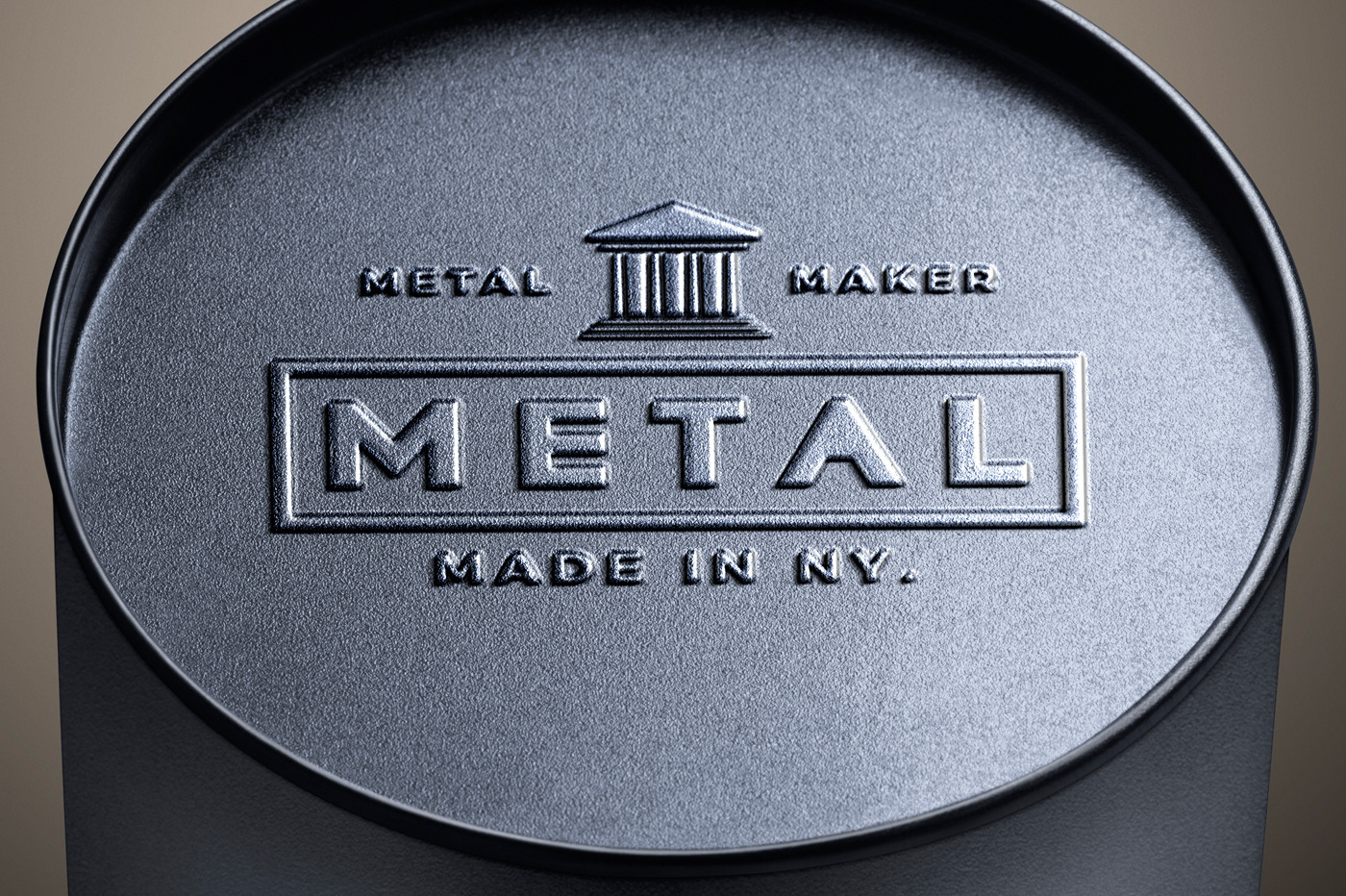 Embossed Metal Logo Mockup, a Product Mockup by DesignNeutrons