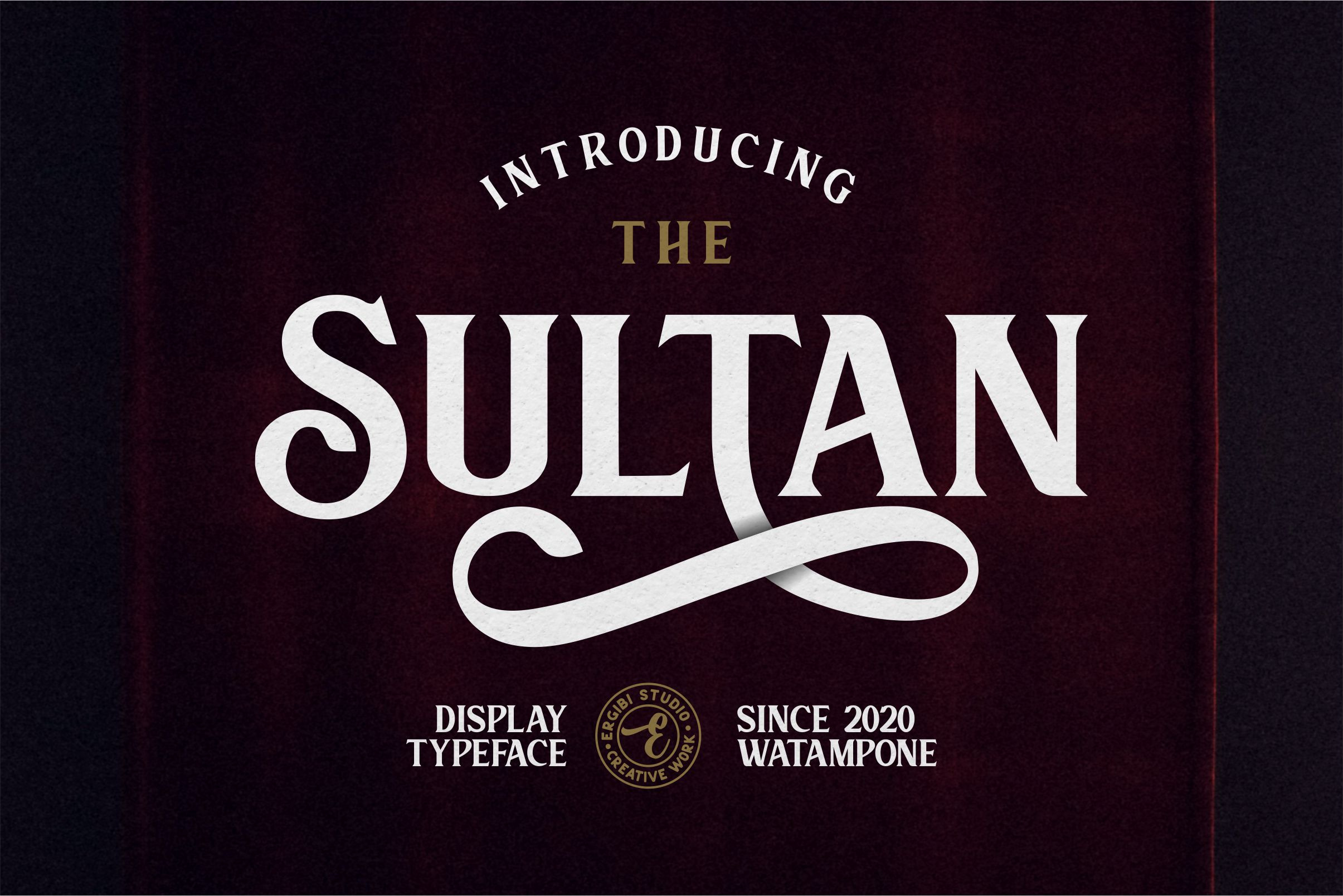 Sultan - Typeface Font, a Serif Font by ErgibiStudio