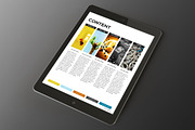 Tablet Design Magazine, a Magazine Template by Luuqas Design | Creative ...