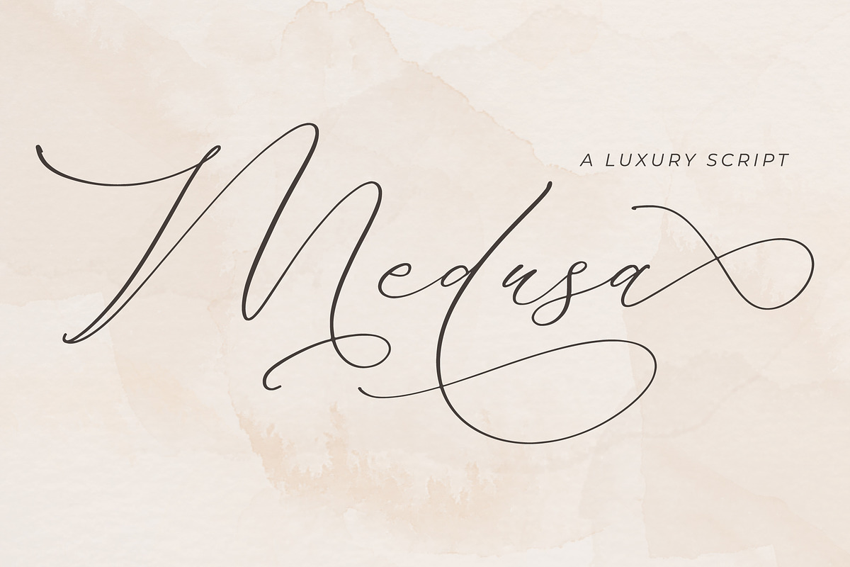 Medusa Luxury Script Font, a Script Font by Storytype Studio