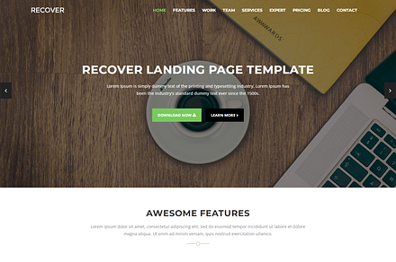 Boxia - One Page Theme, a Bootstrap Template by Theme Armada