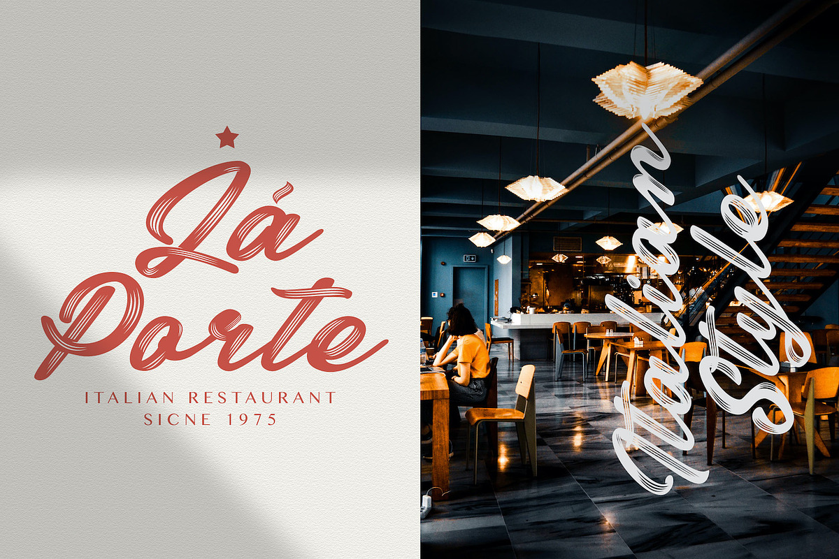 Miyabon - Textured Brush Font, a Script Font by StringLabs