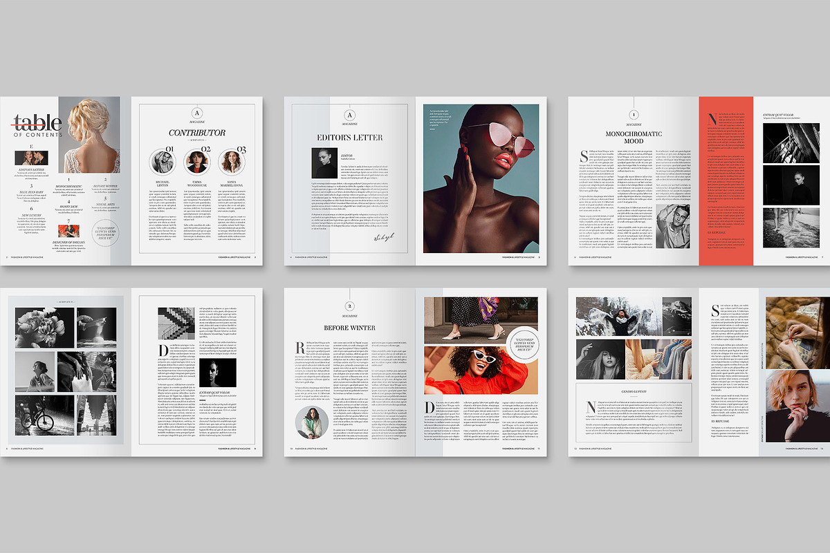 Magazine Template, a Magazine Template by BrandPacks