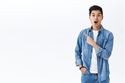 Portrait of excited and impressed | People Images ~ Creative Market