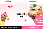 Ice Cream Shopify 2.0 Theme, a Shopify Template by Zthemeset