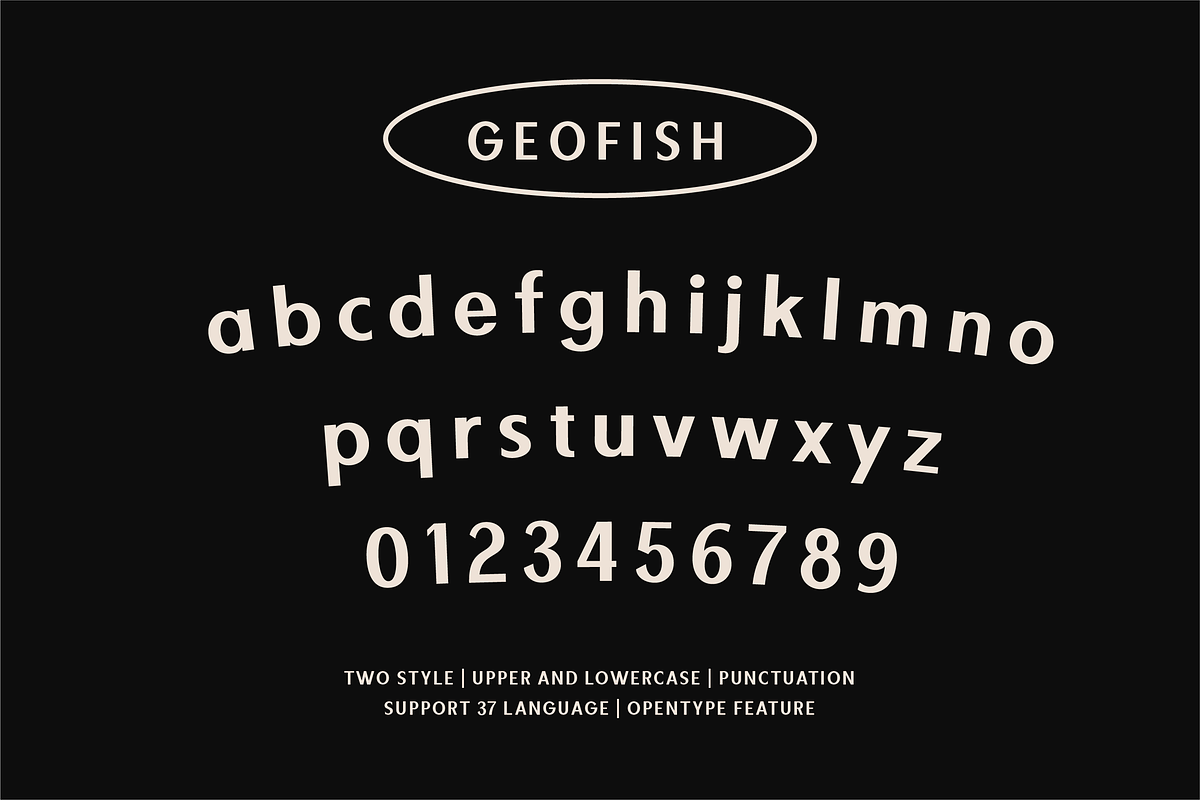 Geofish Vintage Font