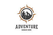 Adventure traveling compass logo, a Branding & Logo Template by Alfaza Std.