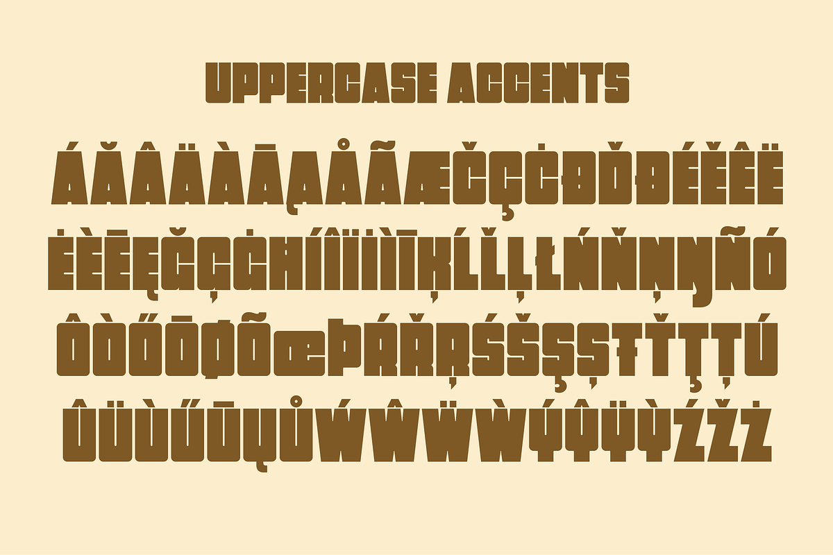 Stuffed Crust, a Font by Drew Melton