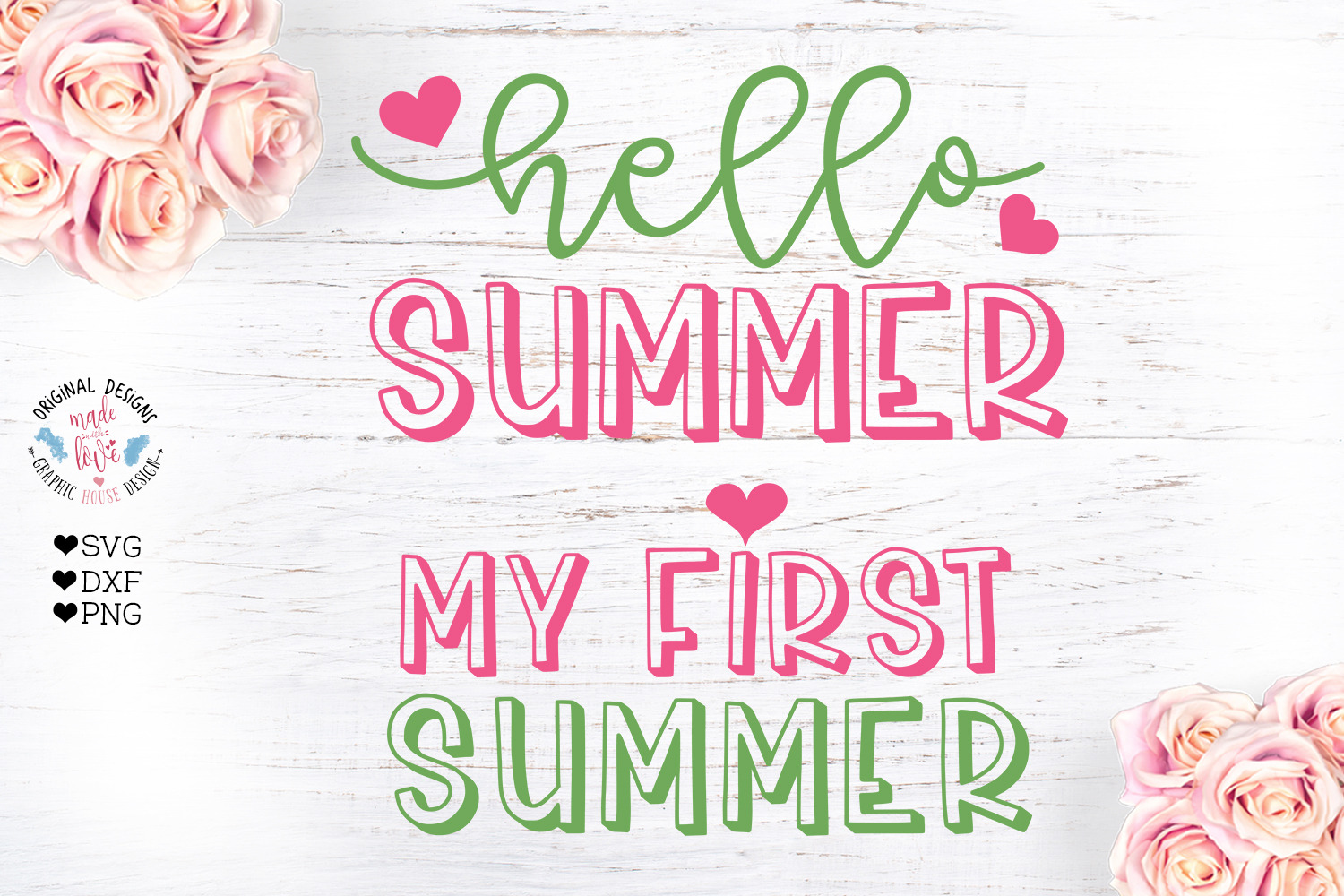 Hello Summer - My first Summer, an Illustration by Graphic House Design P.C