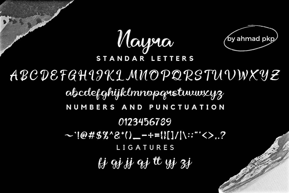 Nayra Font - Modern Script
