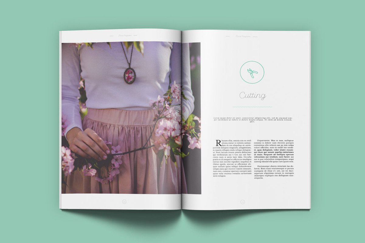 Floral Magazine, a Magazine Template by Kahuna Design